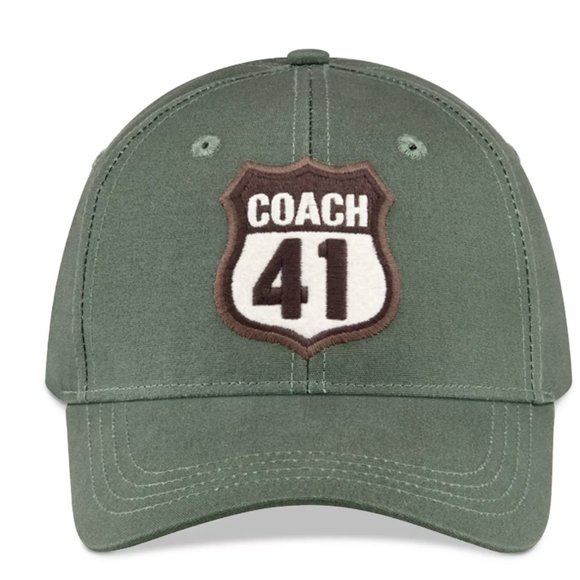 Coach | Accessories | Coach Forest Green Adjustable Baseball Cap Hat ...